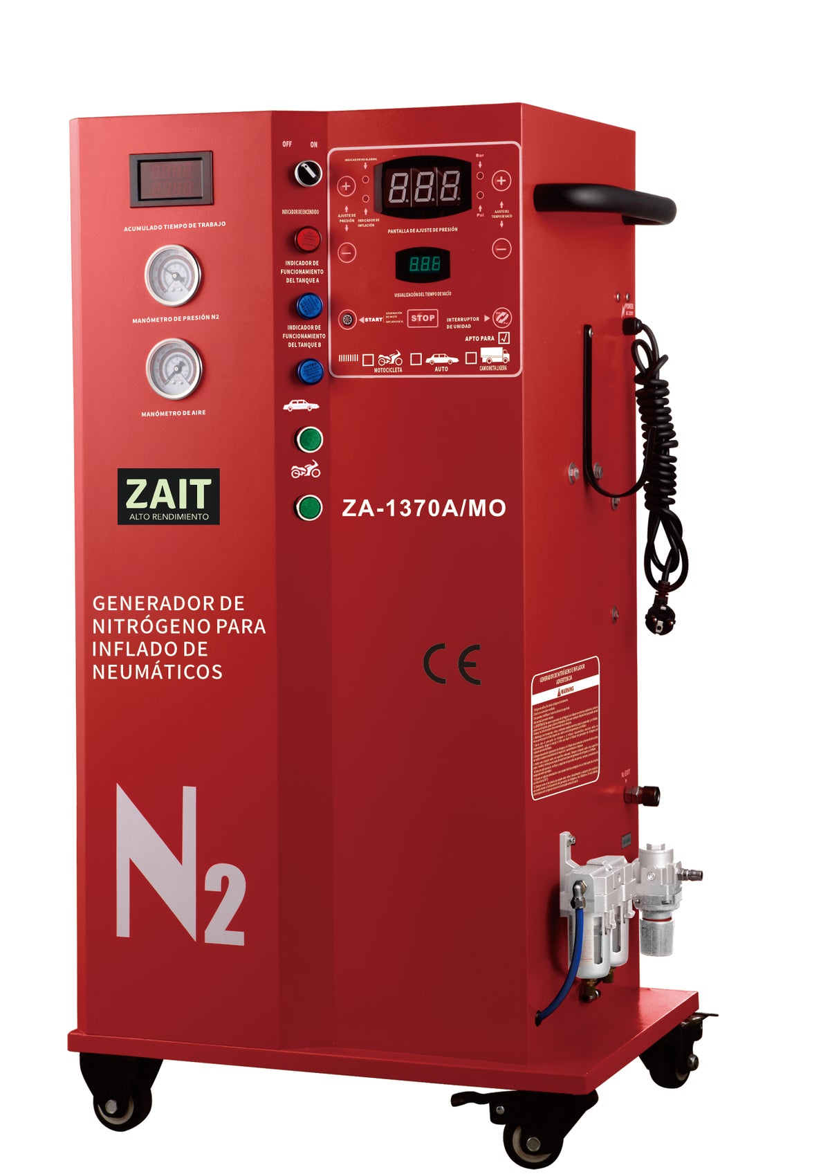 Generador De Nitrógeno 1 Salida 50 L Zait Alto Rendimiento — ZAIT