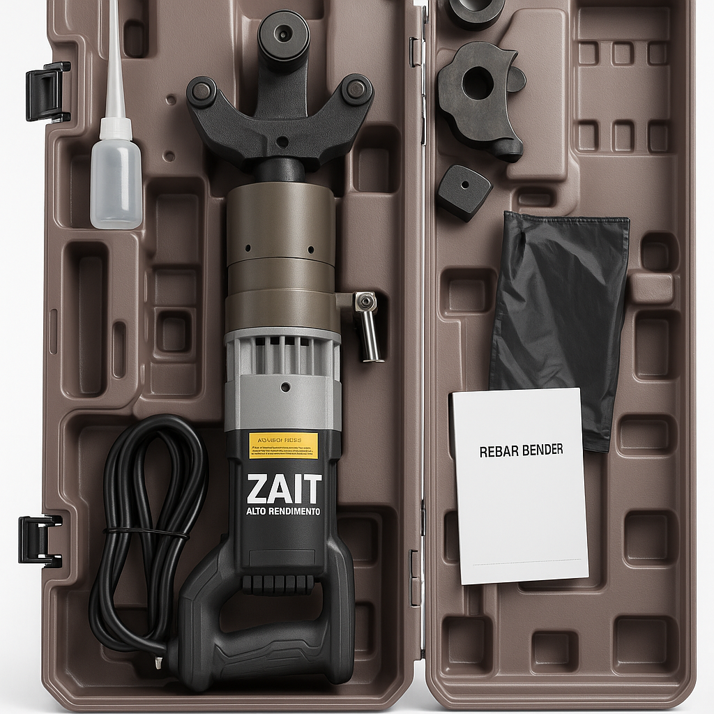 Dobladora De Varilla Hidraulica-electrica 110v 1 PuLG Zait — ZAIT